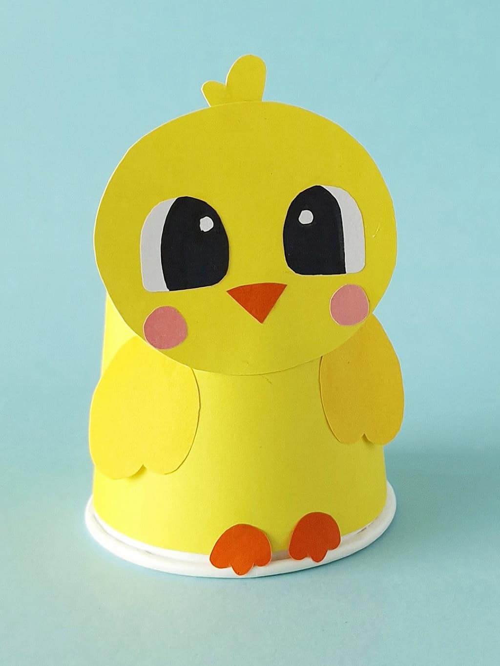 Paper Cup Chick Craft - Big Family Blessings