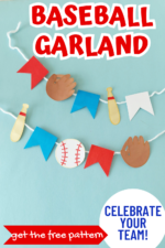 DIY Baseball Garland - Big Family Blessings