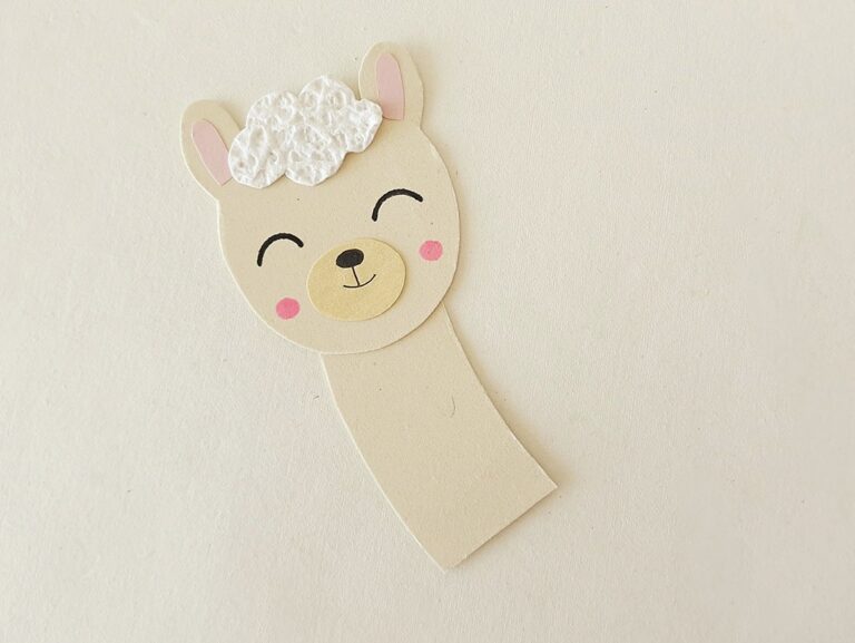 Paper Plate Llama Craft - Big Family Blessings