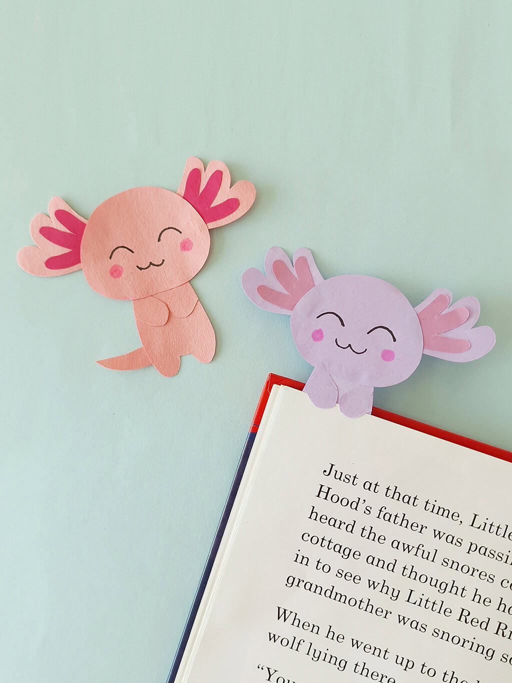 Bookmark Axolotl - Big Family Blessings