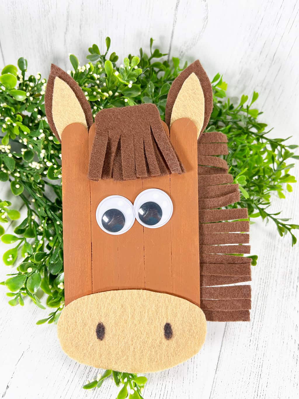 Craft Stick Horse Craft - Big Family Blessings