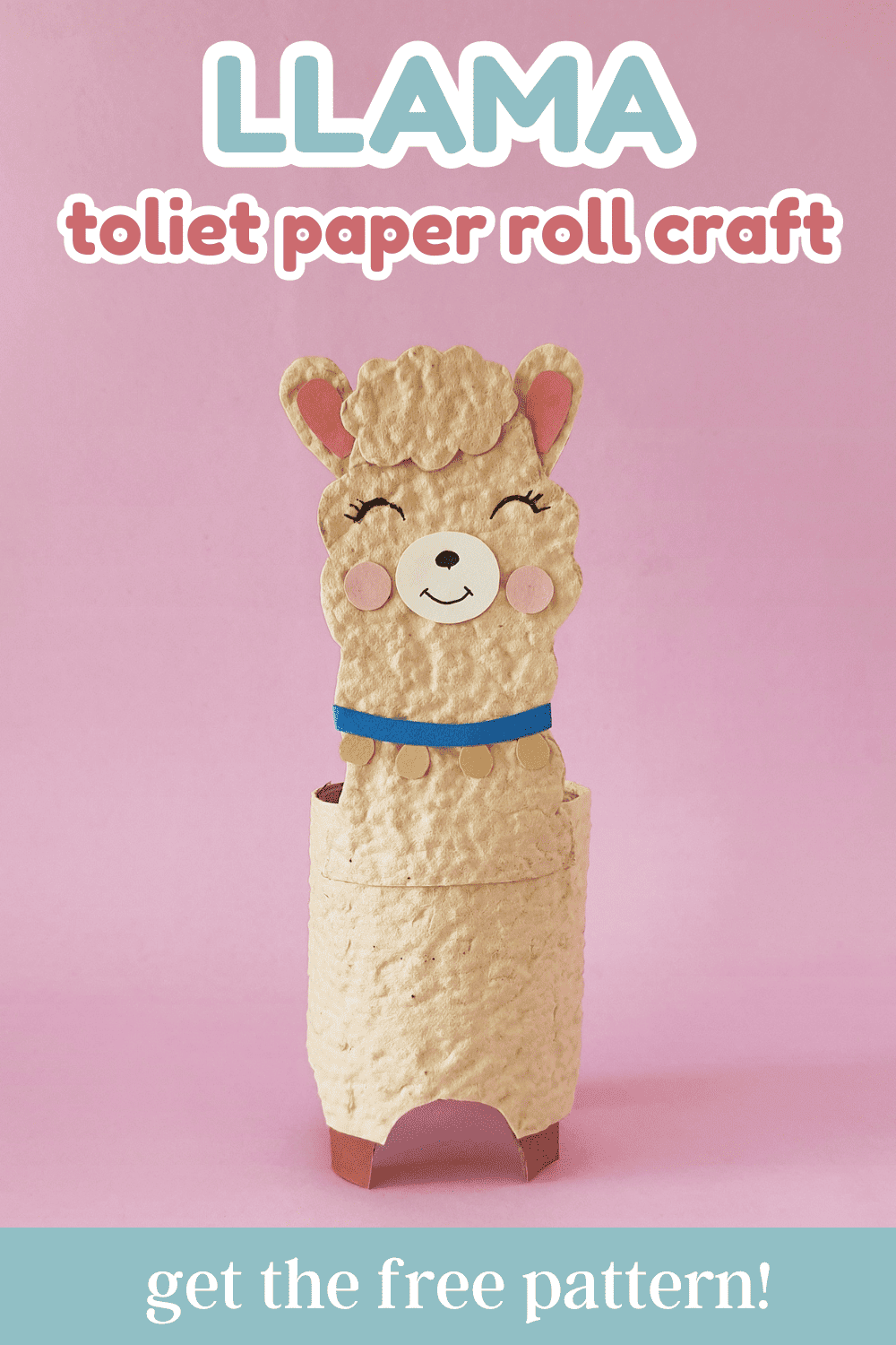 Toilet Paper Roll Llama Craft - Big Family Blessings