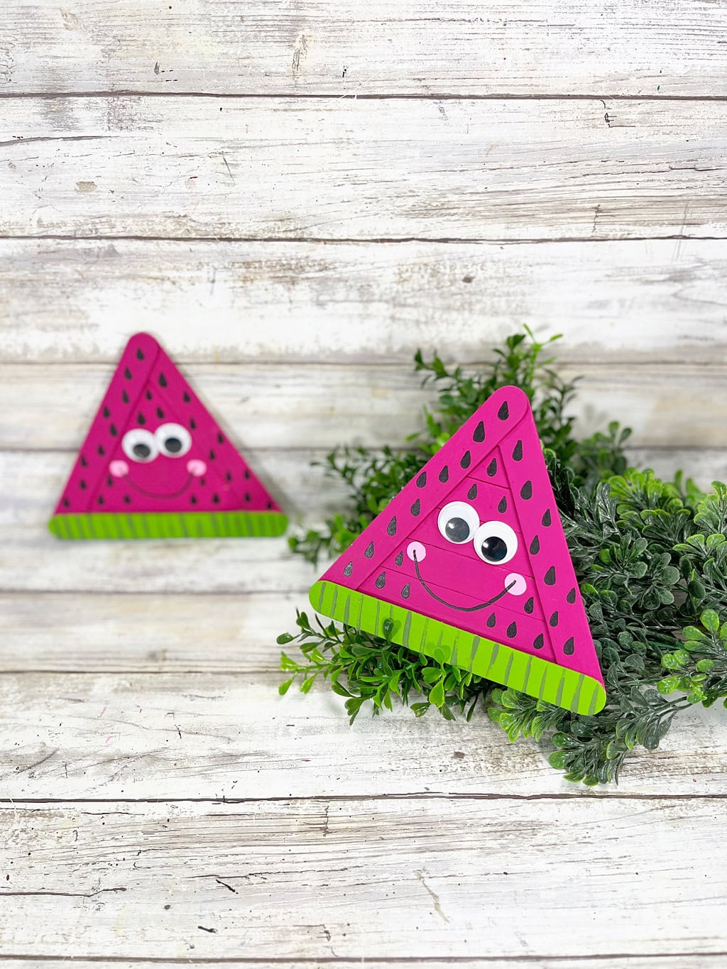 Craft Stick Watermelon - Big Family Blessings