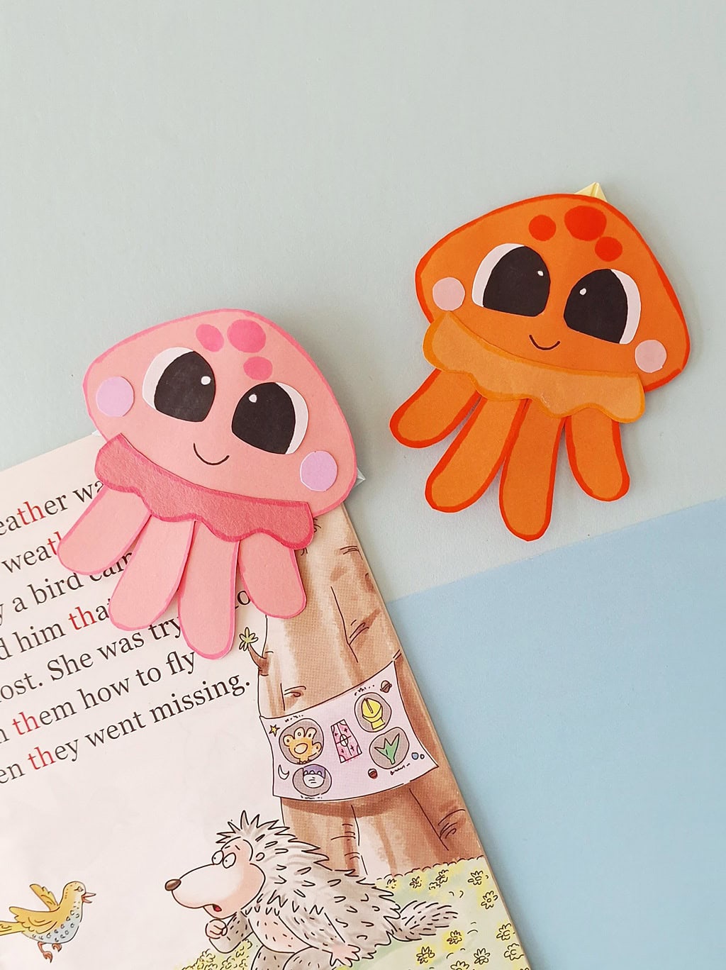 Jellyfish Bookmark Craft - Big Family Blessings