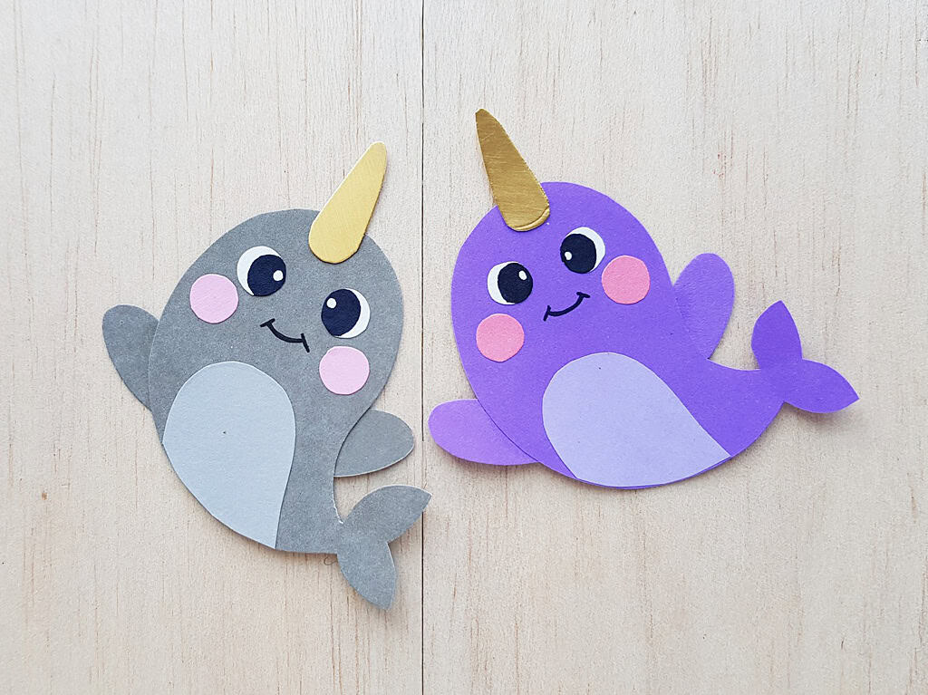 Narwhal Craft for Kids - Big Family Blessings