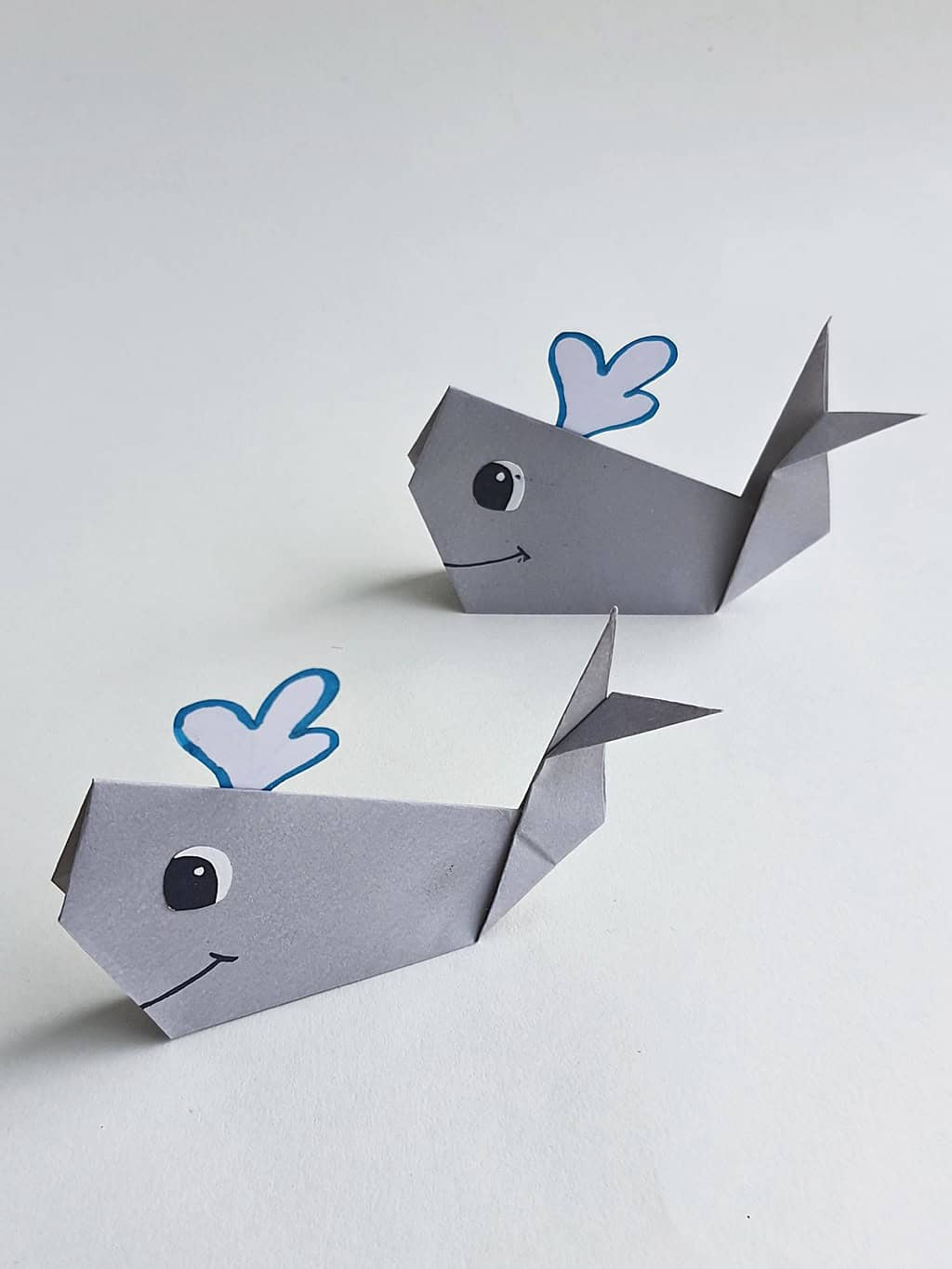 Origami Whale Craft - Big Family Blessings