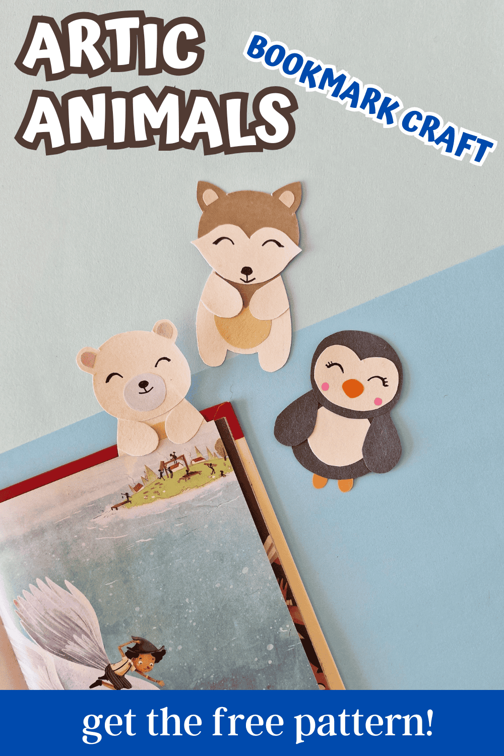Artic Animal Bookmark Craft - Big Family Blessings