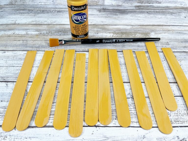 Craft Stick French Fries - Big Family Blessings
