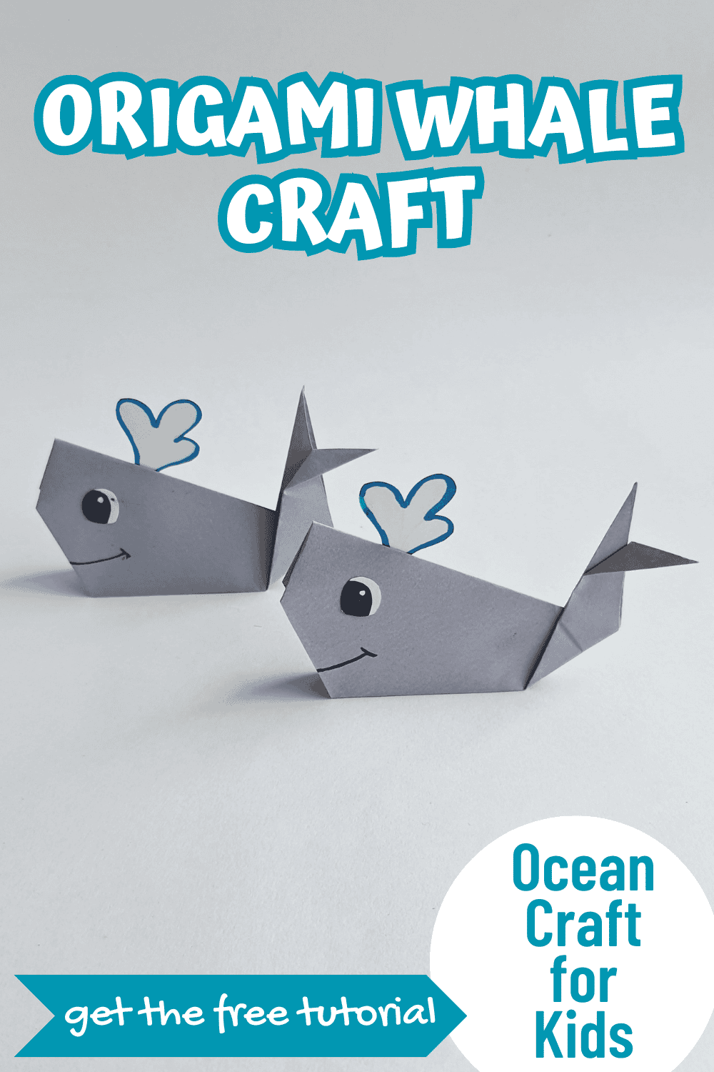 Origami Whale Craft - Big Family Blessings