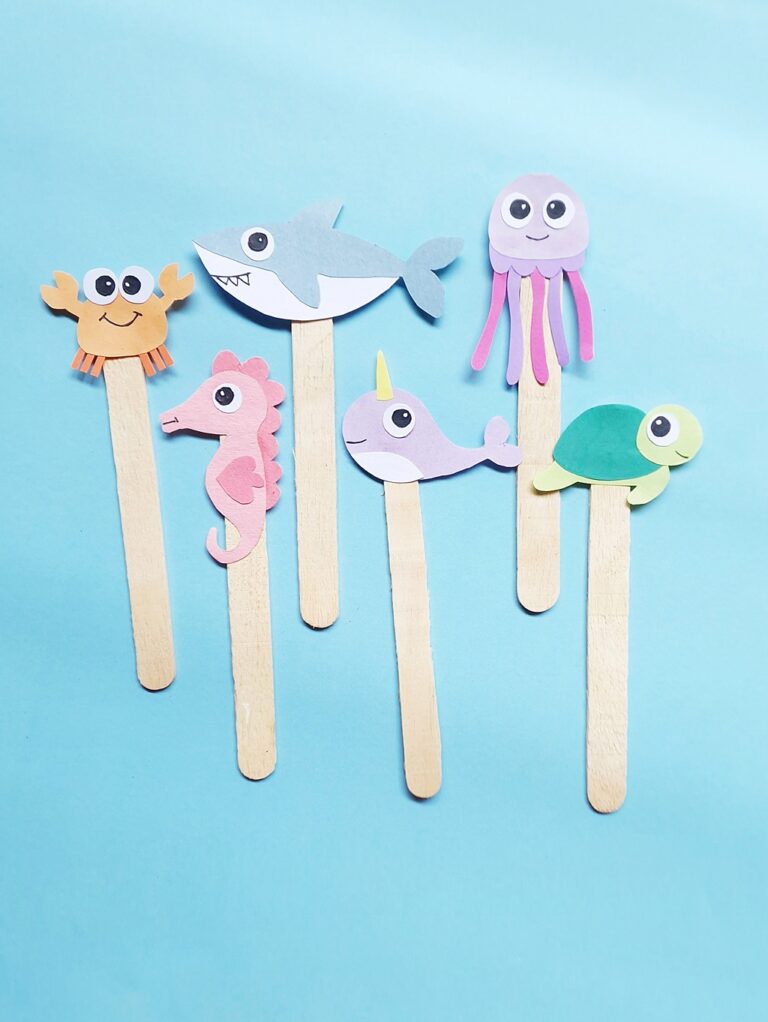 Ocean Puppets for Kids - Big Family Blessings