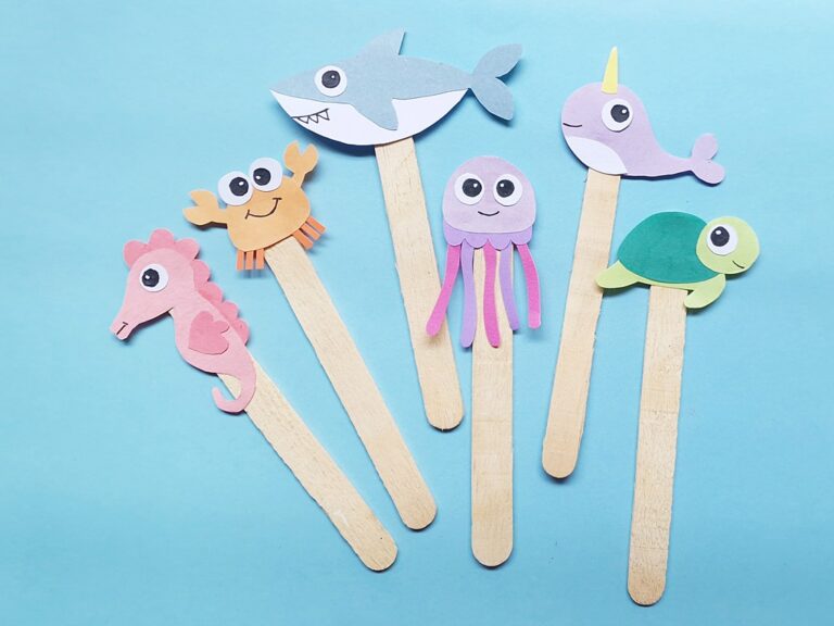 Ocean Puppets for Kids - Big Family Blessings