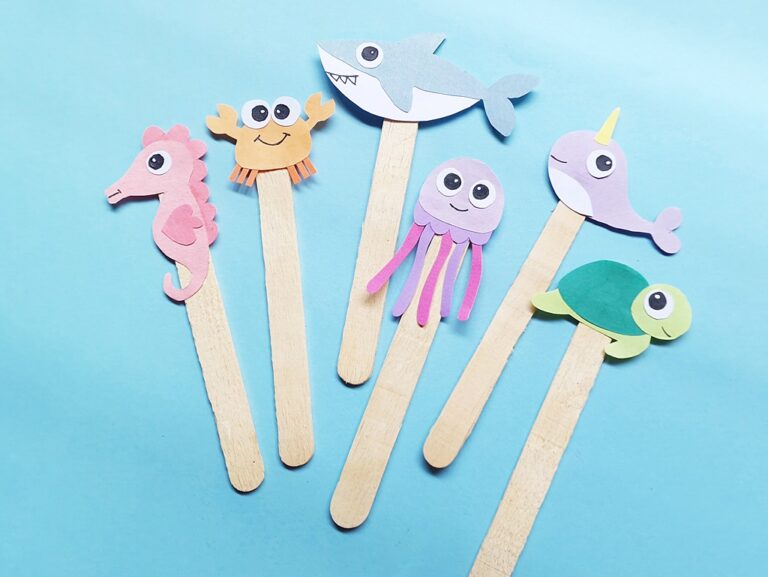 Ocean Puppets for Kids - Big Family Blessings
