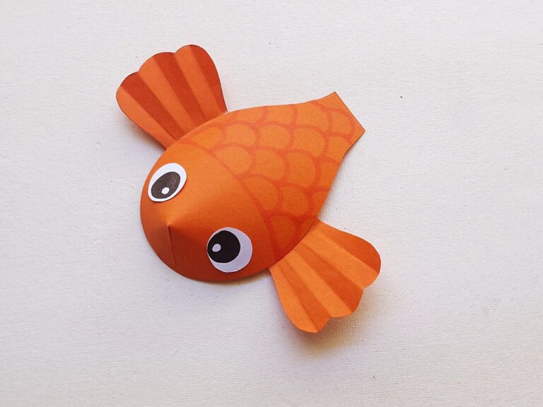 Koi Fish Paper Craft - Big Family Blessings