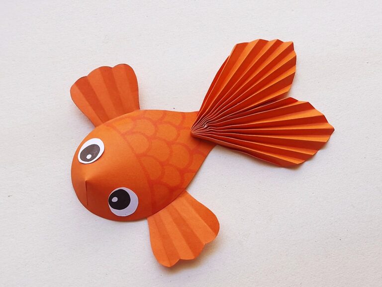 Koi Fish Paper Craft - Big Family Blessings