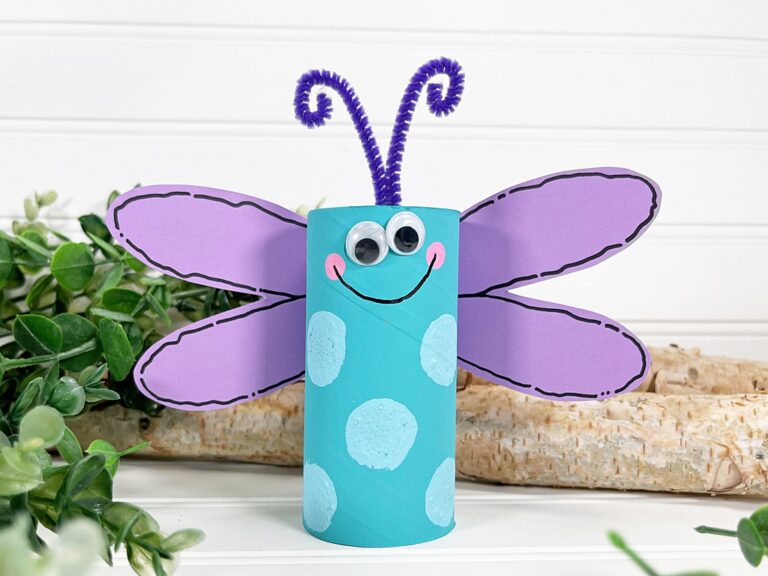 Toilet Paper Roll Dragonfly Craft - Big Family Blessings