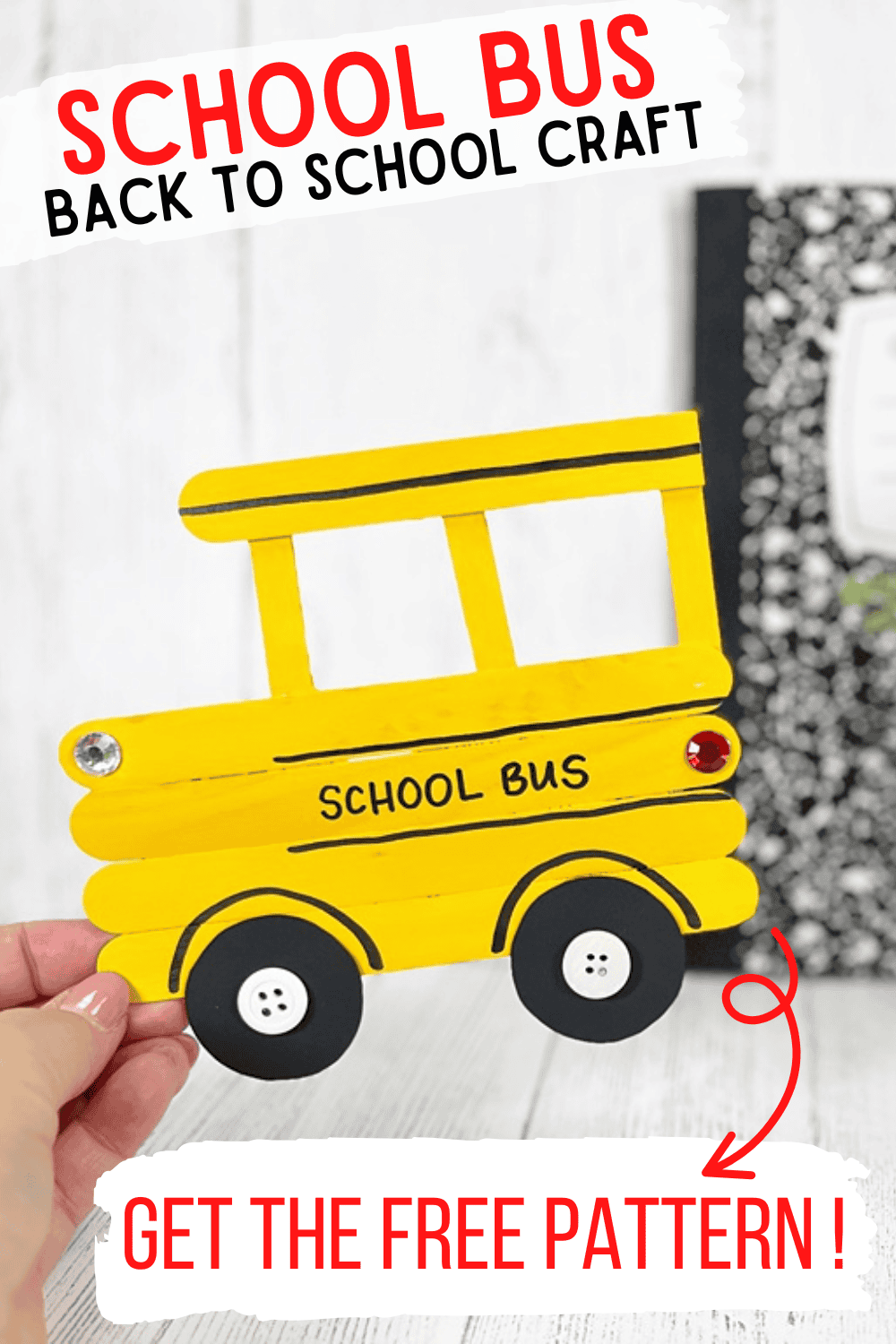 Popsicle Stick Bus- Back to School Craft - Big Family Blessings