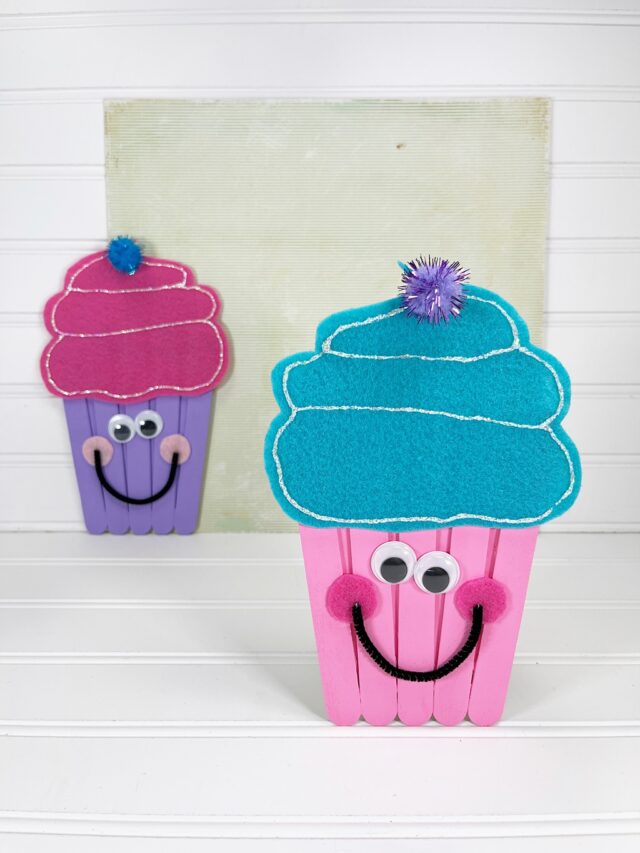 Cupcake Craft for Kids - Big Family Blessings