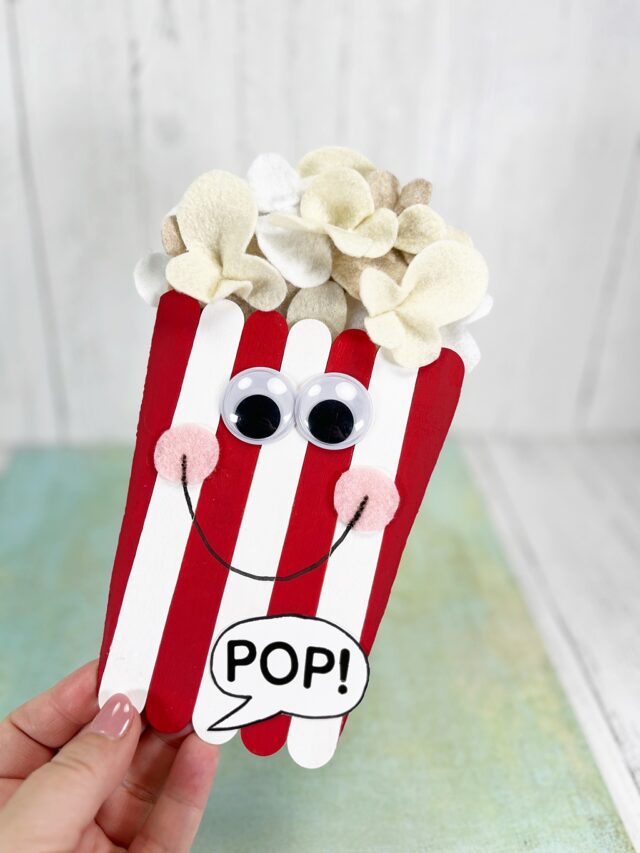 Popcorn Craft for Kids - Big Family Blessings