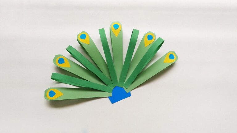 Peacock Craft for Kids - Big Family Blessings