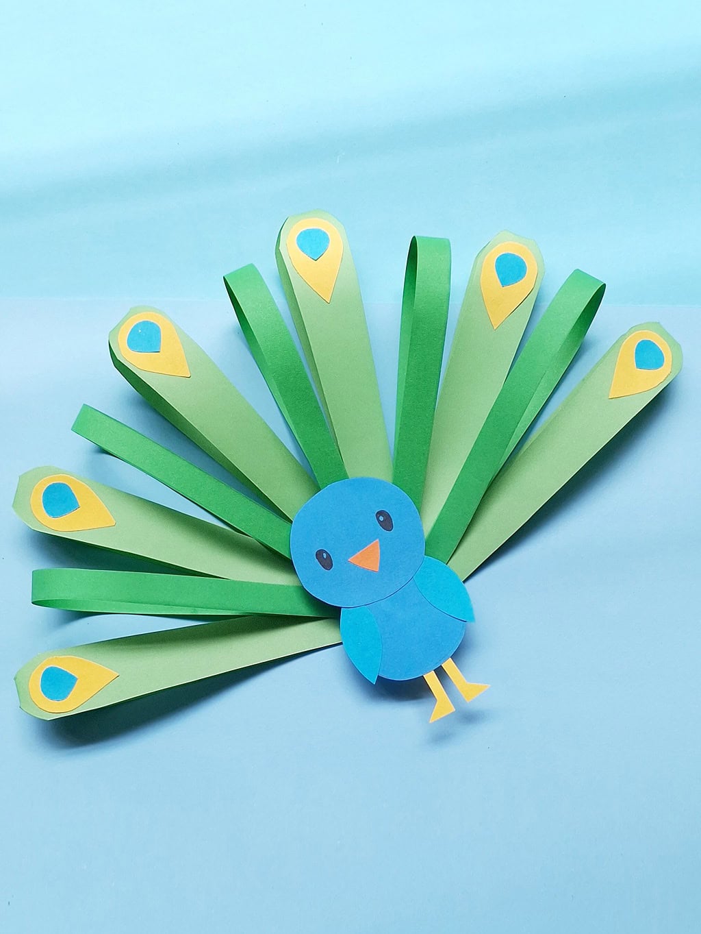 Peacock Craft for Kids - Big Family Blessings