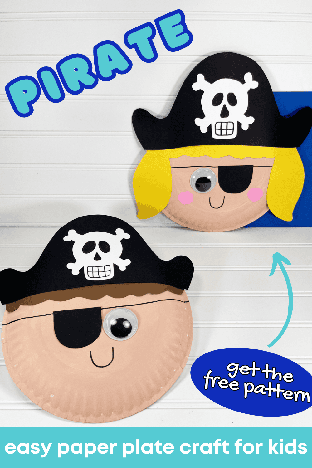 Paper Plate Pirate Craft - Big Family Blessings
