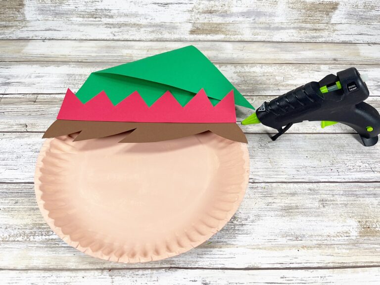 Paper Plate Elf- Christmas Craft - Big Family Blessings