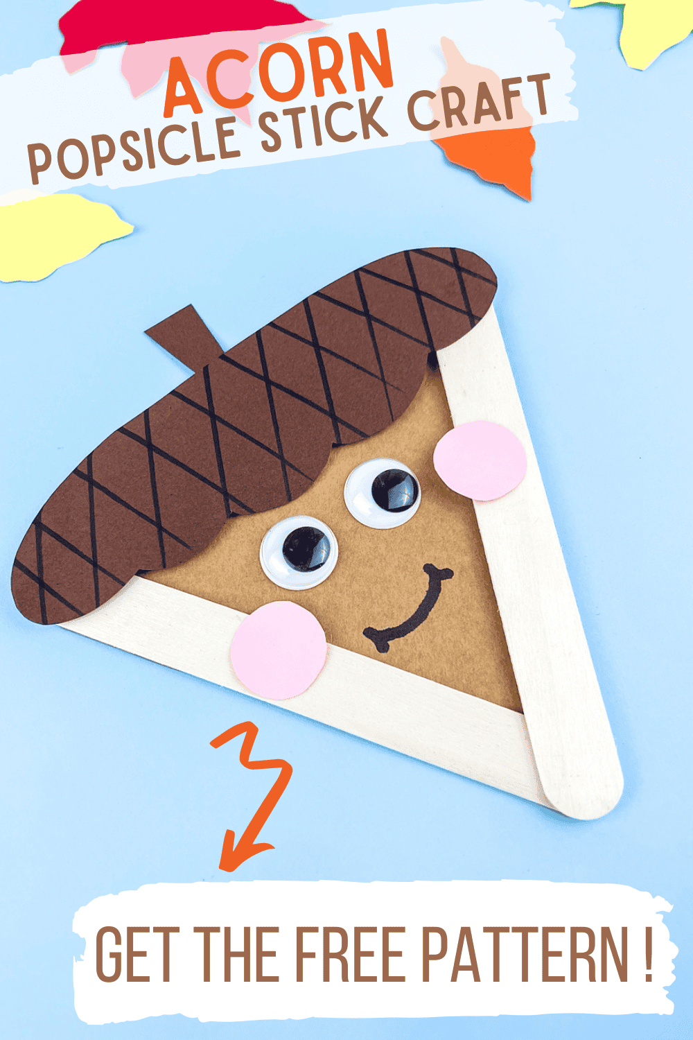 Popsicle Stick Acorn Craft for Kids - Big Family Blessings