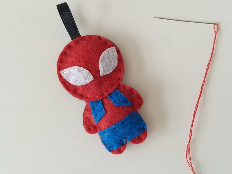 Felt Spiderman Ornament - Big Family Blessings