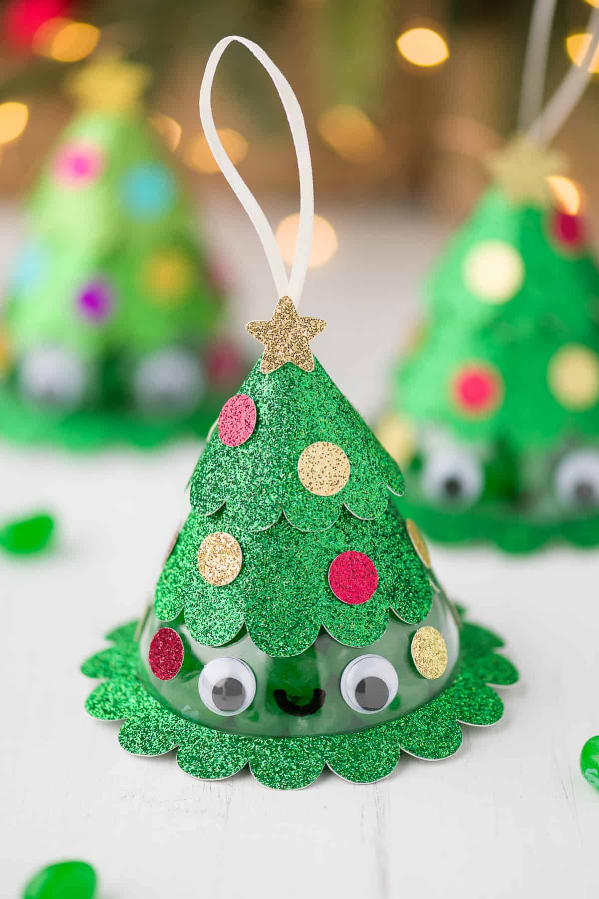 DIY Candy Dome Christmas Tree Ornament - Big Family Blessings