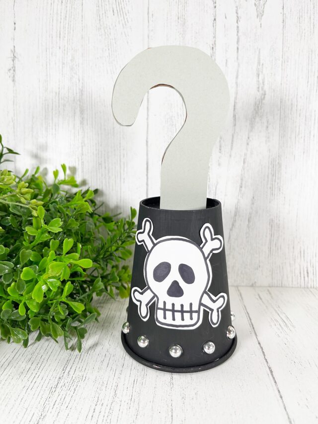 Paper Cup Pirate Hook Craft - Big Family Blessings