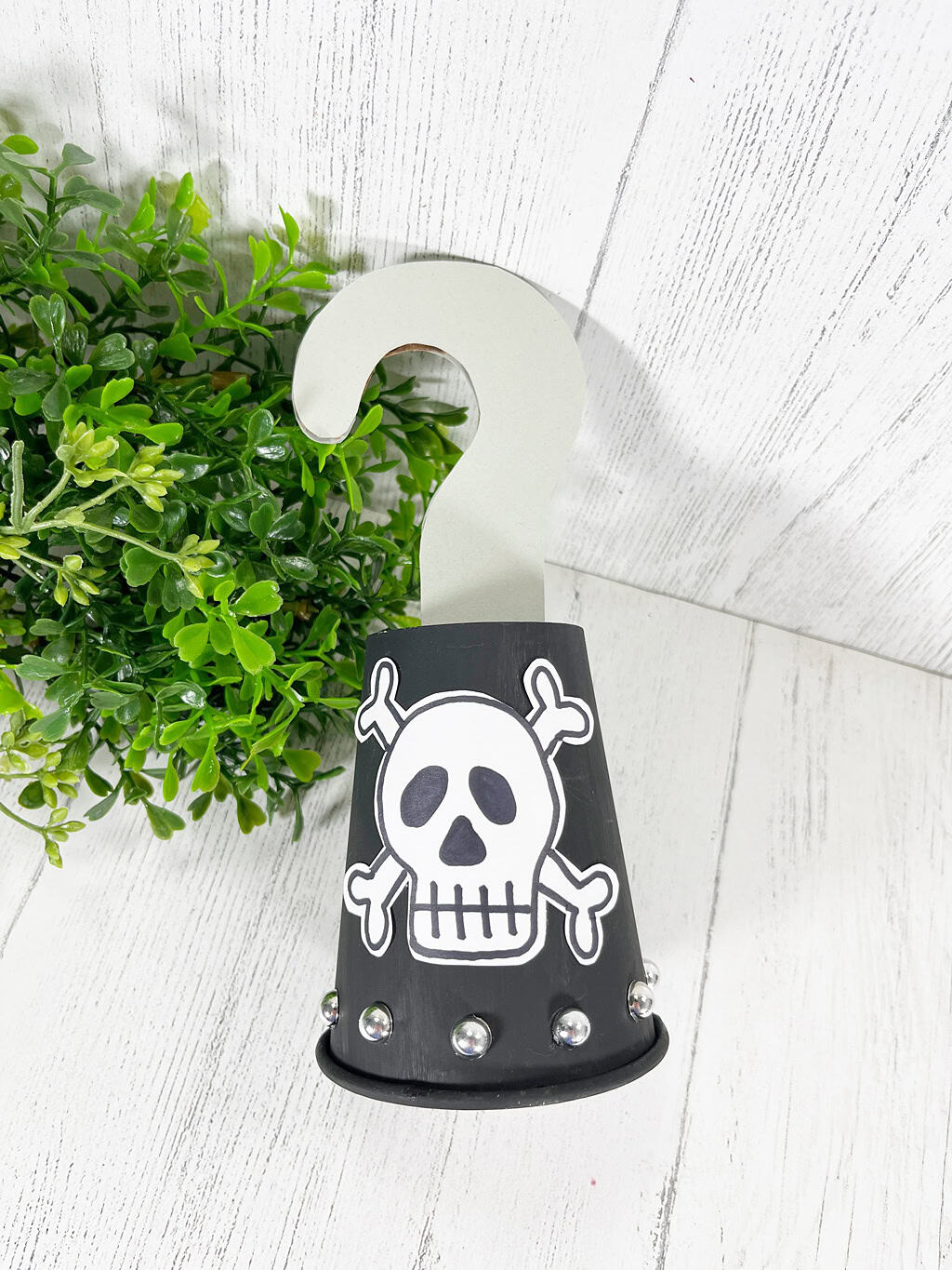 Paper Cup Pirate Hook Craft - Big Family Blessings