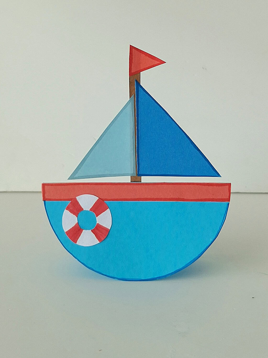Rocking Sailboat Craft for Kids - Big Family Blessings